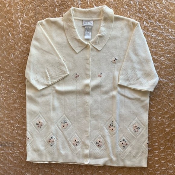 Koret | Sweaters | Koret Fineknit Short Sleeve Cardigan | Poshmark